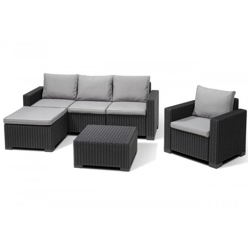 Set mobilier gradina antracit Keter Moorea