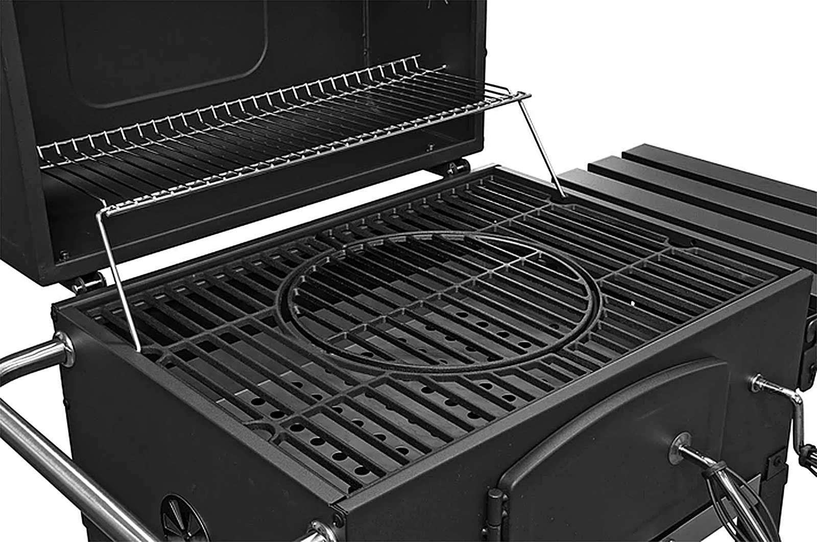 Gratar pe carbuni Activa Angular 11245P, gratare din fonta, contine ...